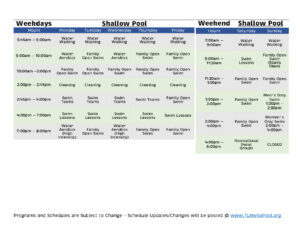 Tukwila Pool Schedule – Lessons, Classes, Open Swim and More